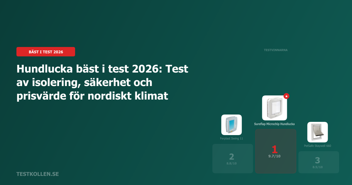 Hundlucka bäst i test 2026 – test & prisjämförelse | Testkollen